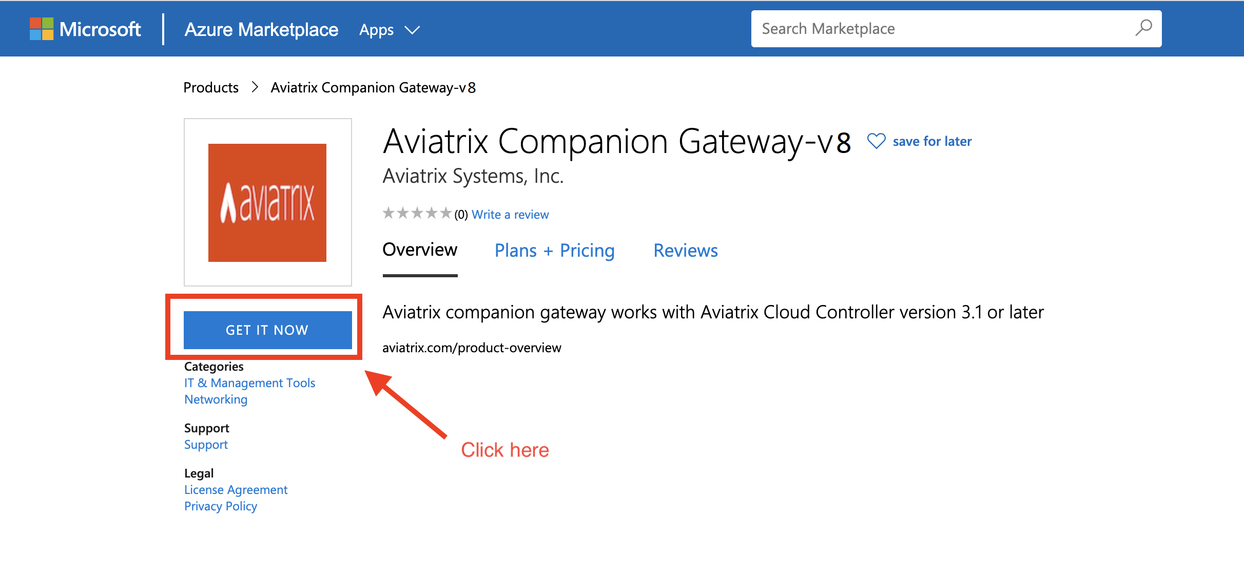 Aviatrix Companion Gateway in Azure :: Documentation
