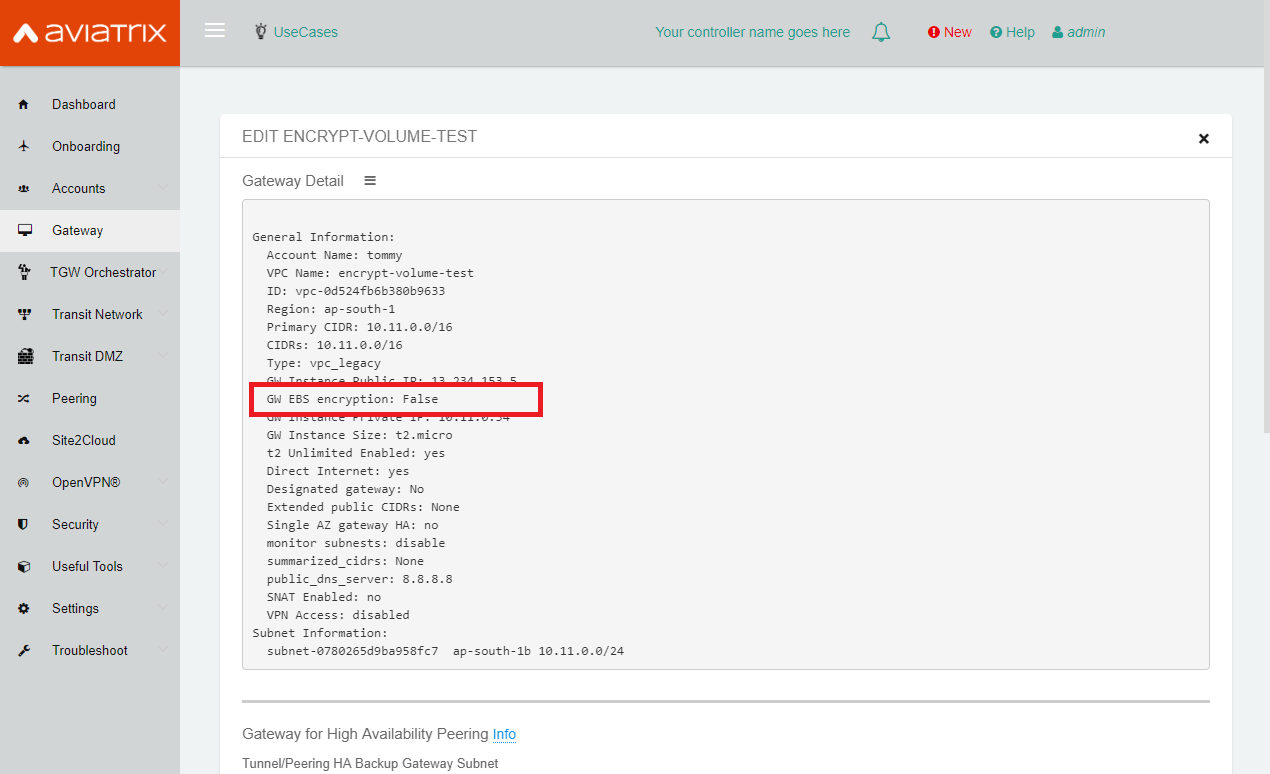Encrypting EBS Volume :: Documentation